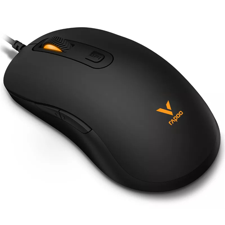 Buy the Rapoo V16RGB Wired RGB Gaming Mouse 12800 DPI - 1K Polling - 5 ...